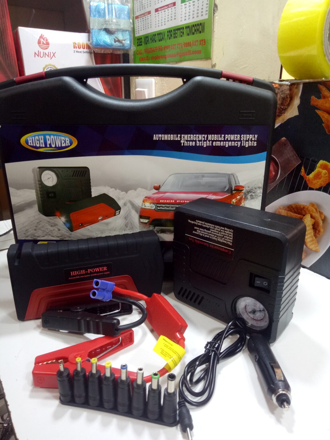 High-Power Multifunctional Portable Jump Starter Kits – Deqcue Space ...